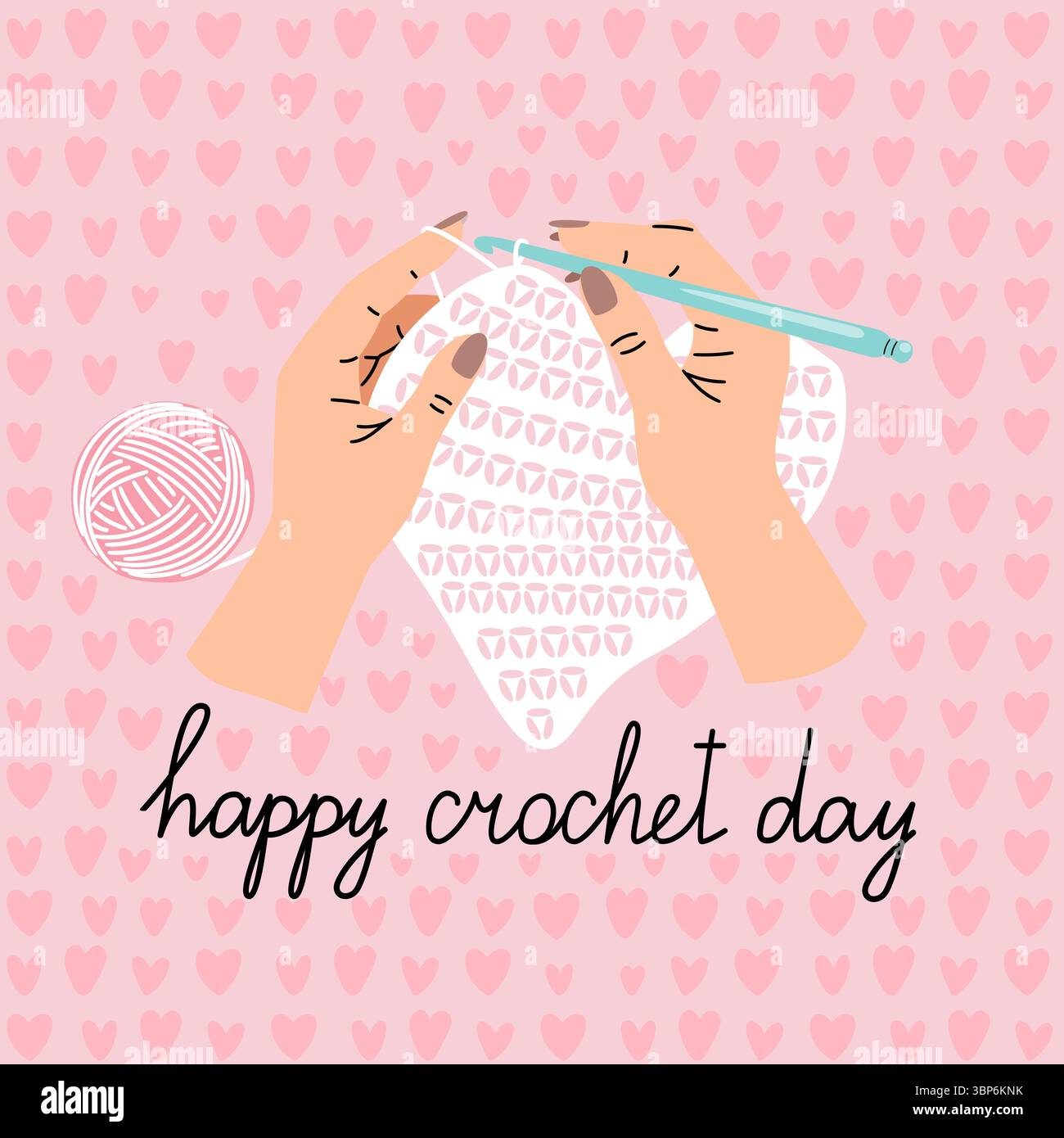 Top view fabric knitting Stock Vector Images - Alamy