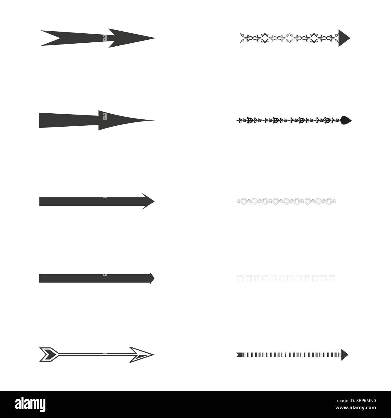 Line arrow icons. Direction vector symbol. Simple black shape. Minimal ...