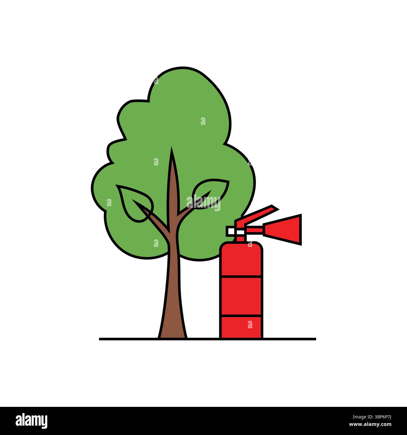 Garden fire safety Stock Vector Images - Alamy