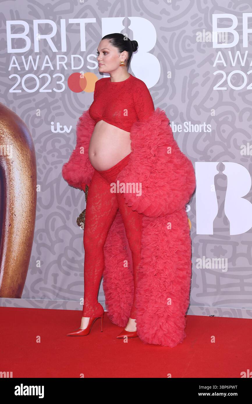 LONDON, ENGLAND - FEBRUARY 11: Jessie J attending The BRIT Awards 2023 ...