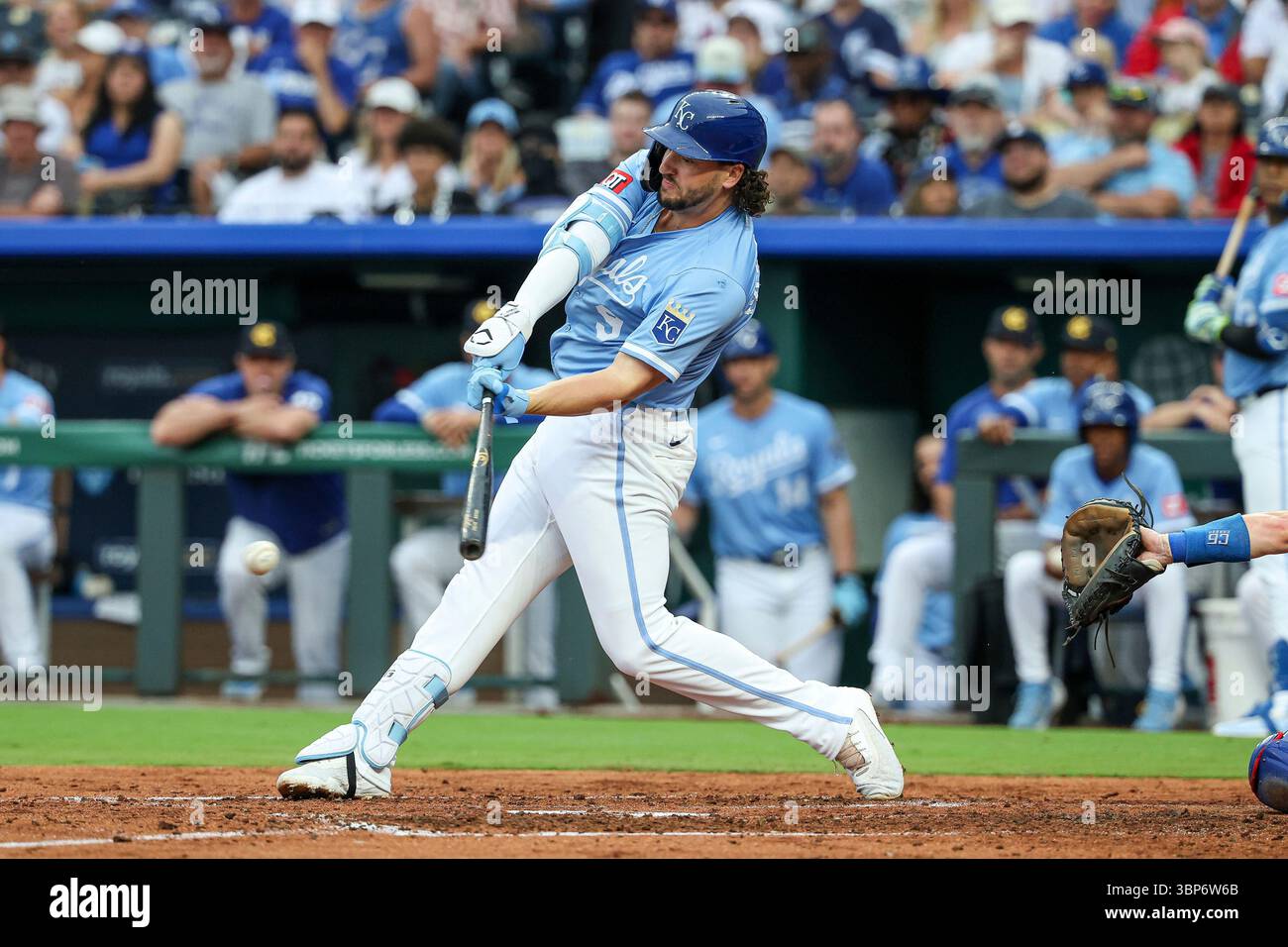 June 29, 2025: Kansas City Royals designated hitter Vinnie Pasquantino ...