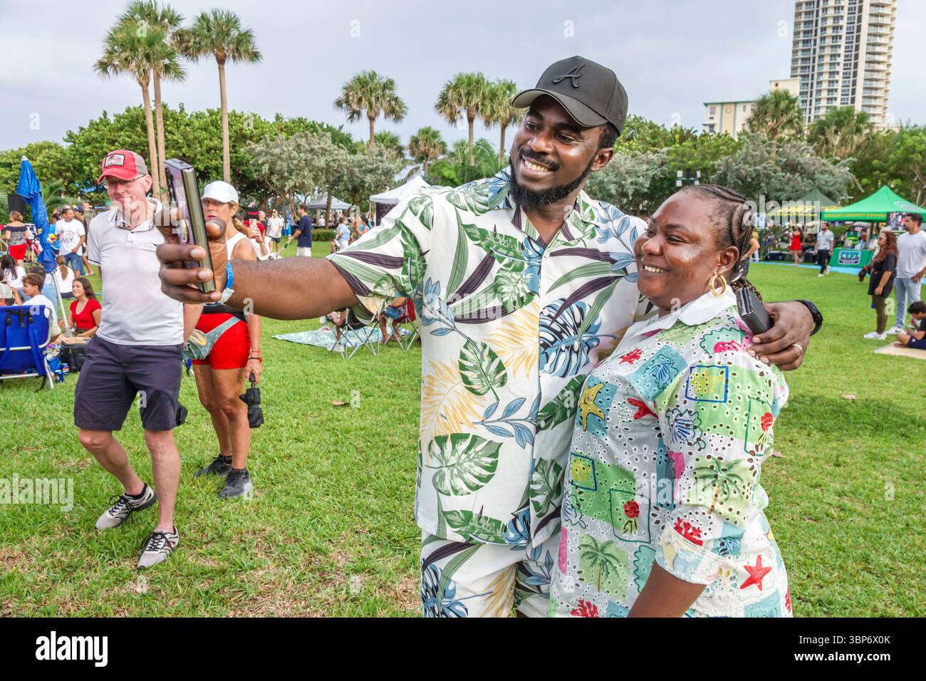 Miami Beach Florida,North Beach,Altos Del Mar Park,July 4th Fourth ...