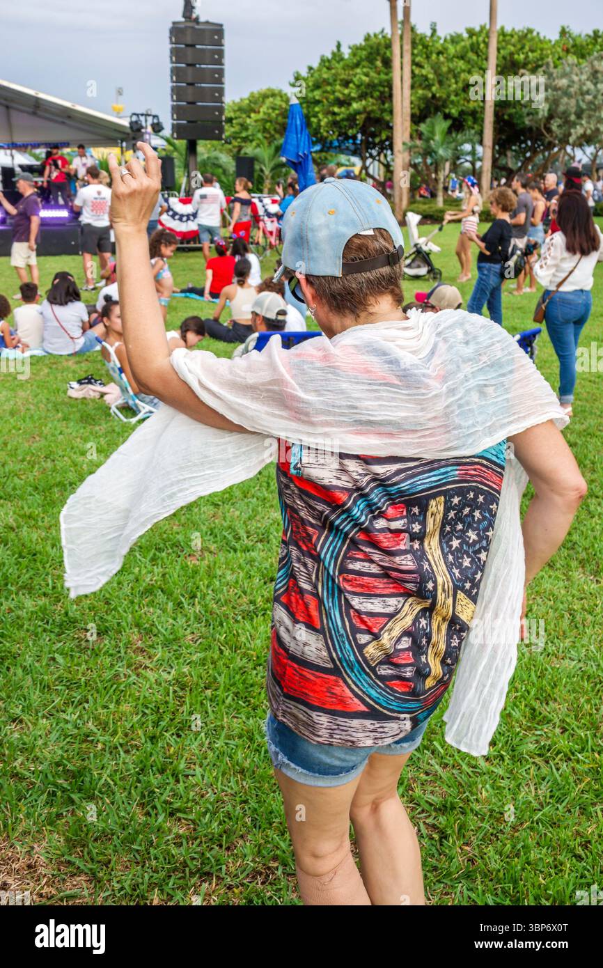 Miami Beach Florida,North Beach,Altos Del Mar Park,July 4th Fourth ...
