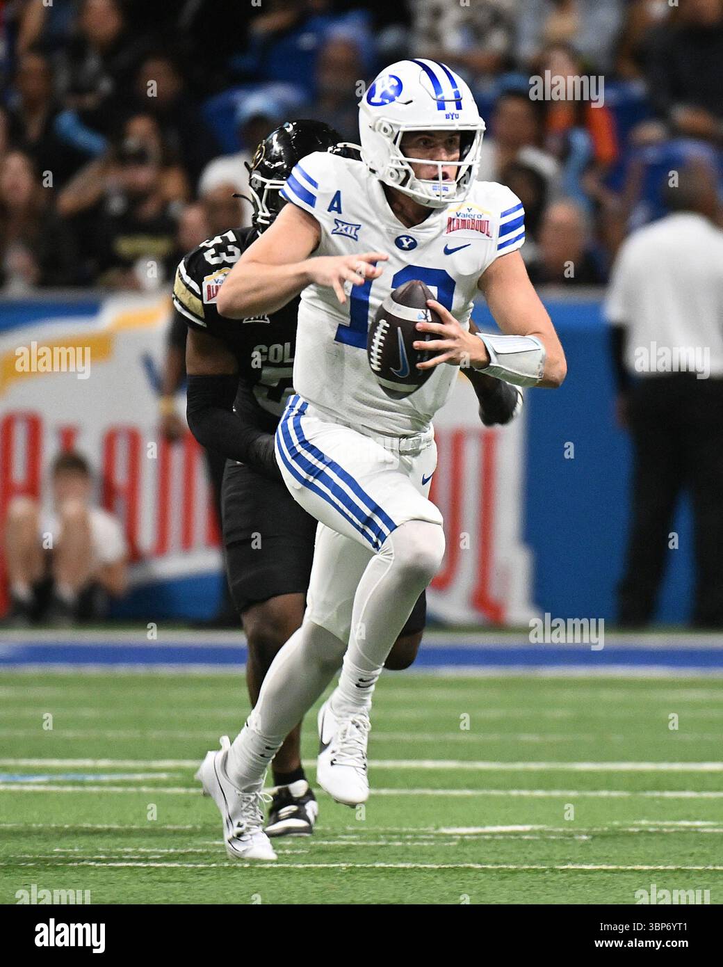 BYU Cougars quarterback Jake Retzlaff (12) against the Colorado ...