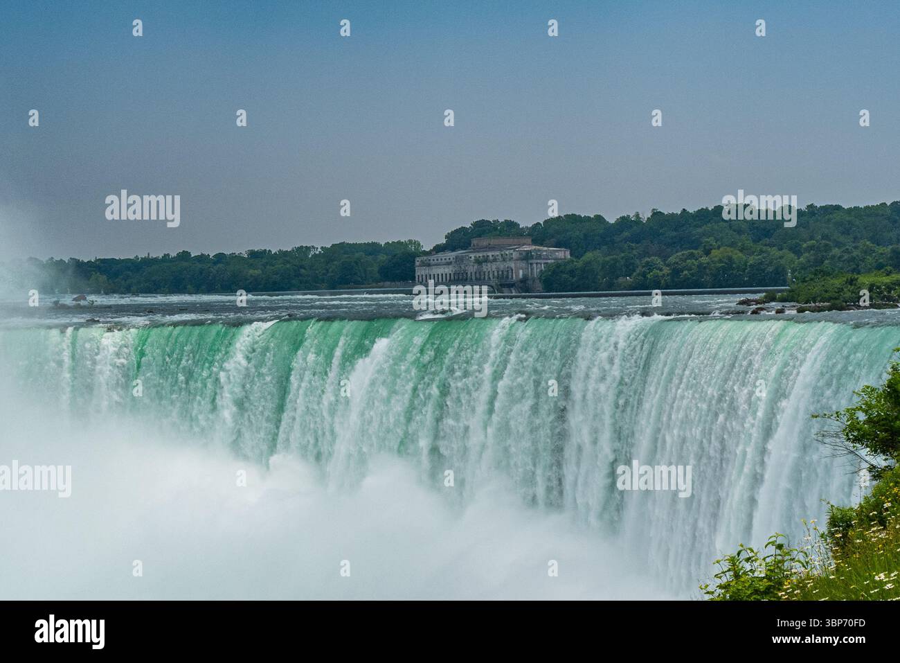 The Niagara Parks Power Station, near Horseshoe Falls in Niagara Falls ...