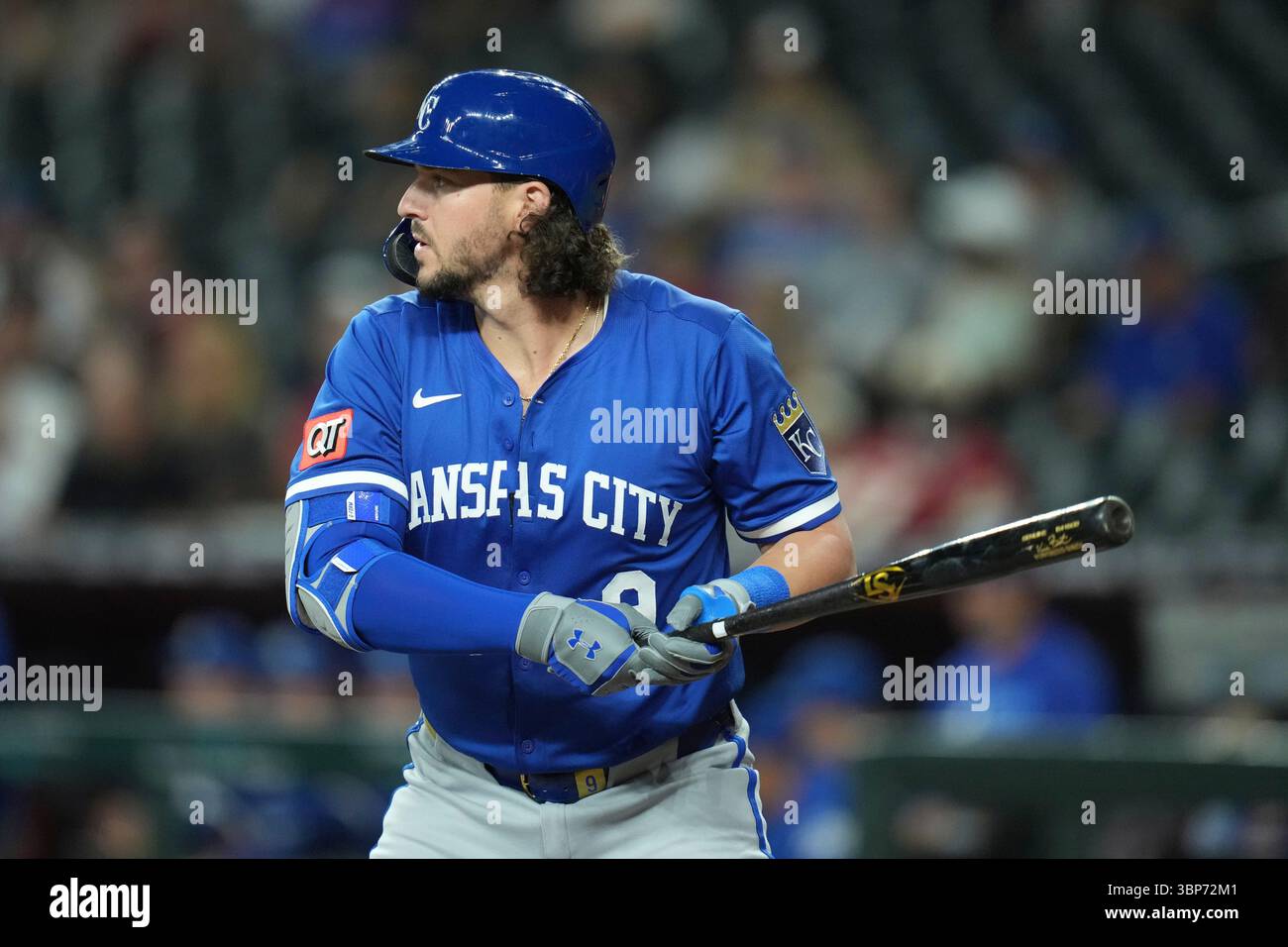 Kansas City Royals' Vinnie Pasquantino steps in to bat against the ...