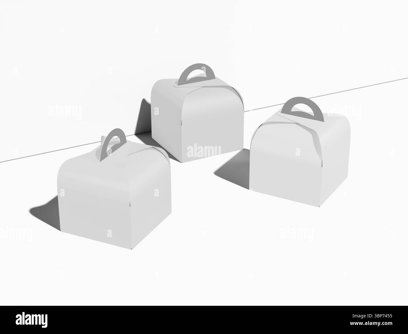 Bakery Carry Box Mockup Stock Photo - Alamy