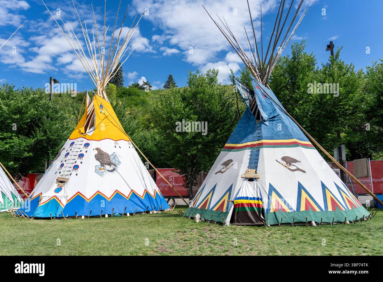 Views of Elbow River Camp during the Calgary Stampede on Sunday, July 6 ...