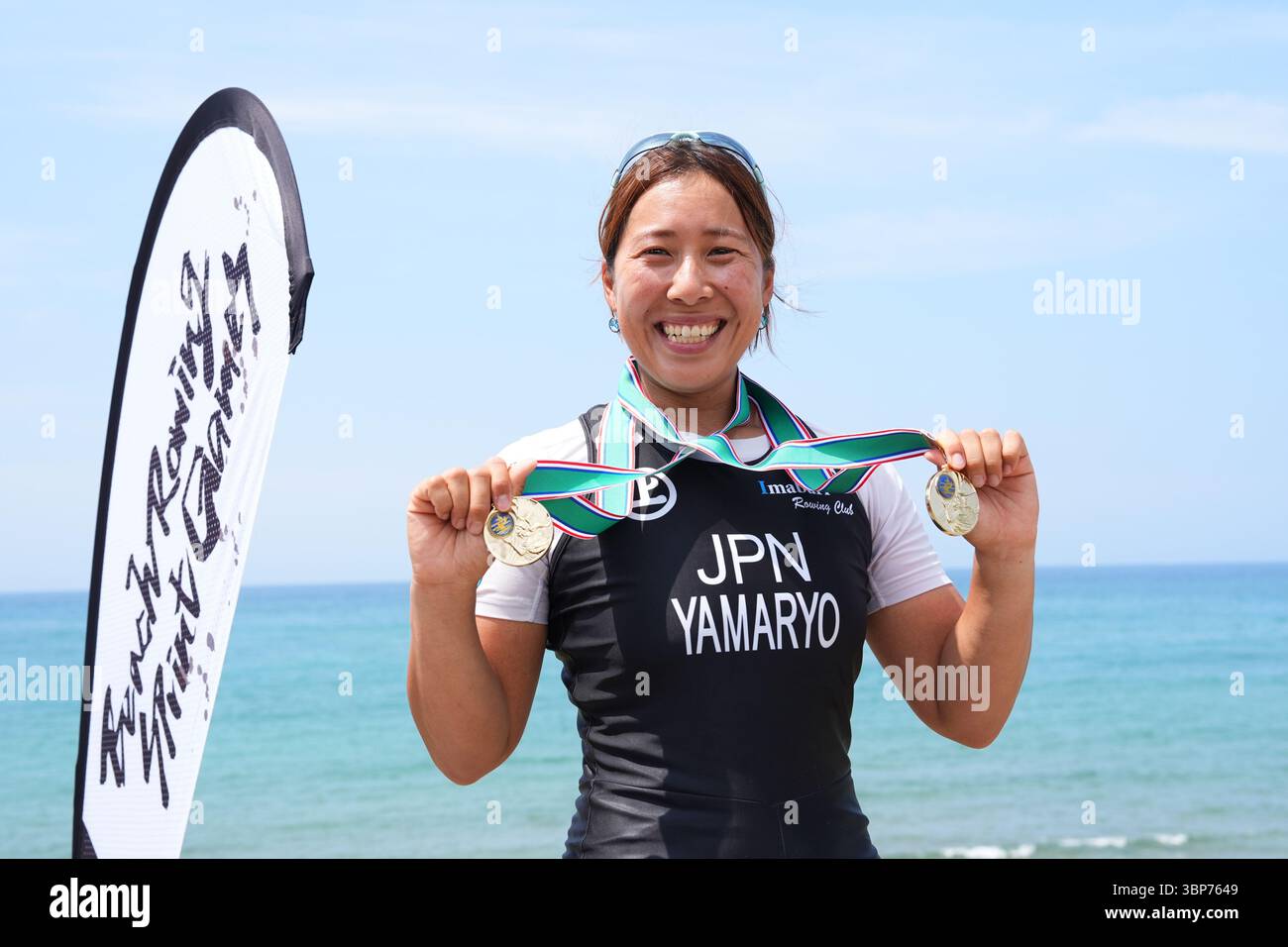 Tottori, Japan. 5th July, 2025. Natsumi Yamaryo Rowing : Beach Rowing ...