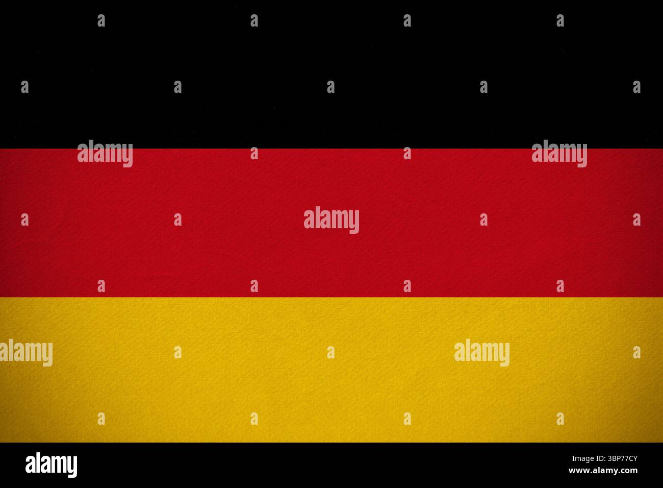 German flag is being displayed in flat design with fabric texture ...