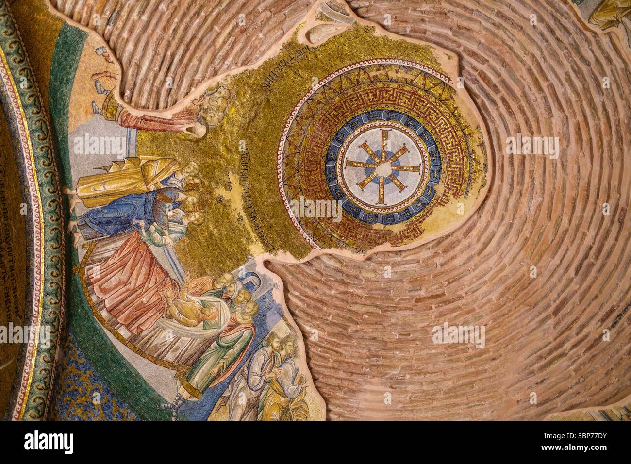 Turkey: 'Christ Healing the Paralytic at Capernaum' ceiling mosaic ...