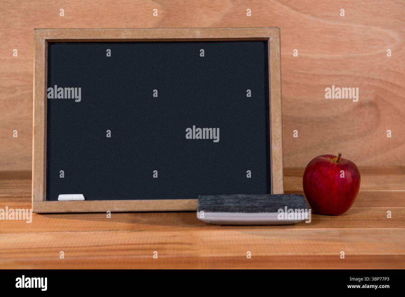 Blackboard apple school supplies hi-res stock photography and images ...