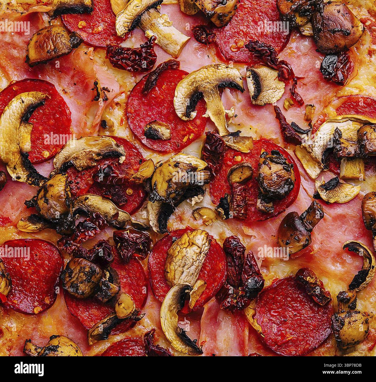 Close up pepperoni sausage hi-res stock photography and images - Alamy
