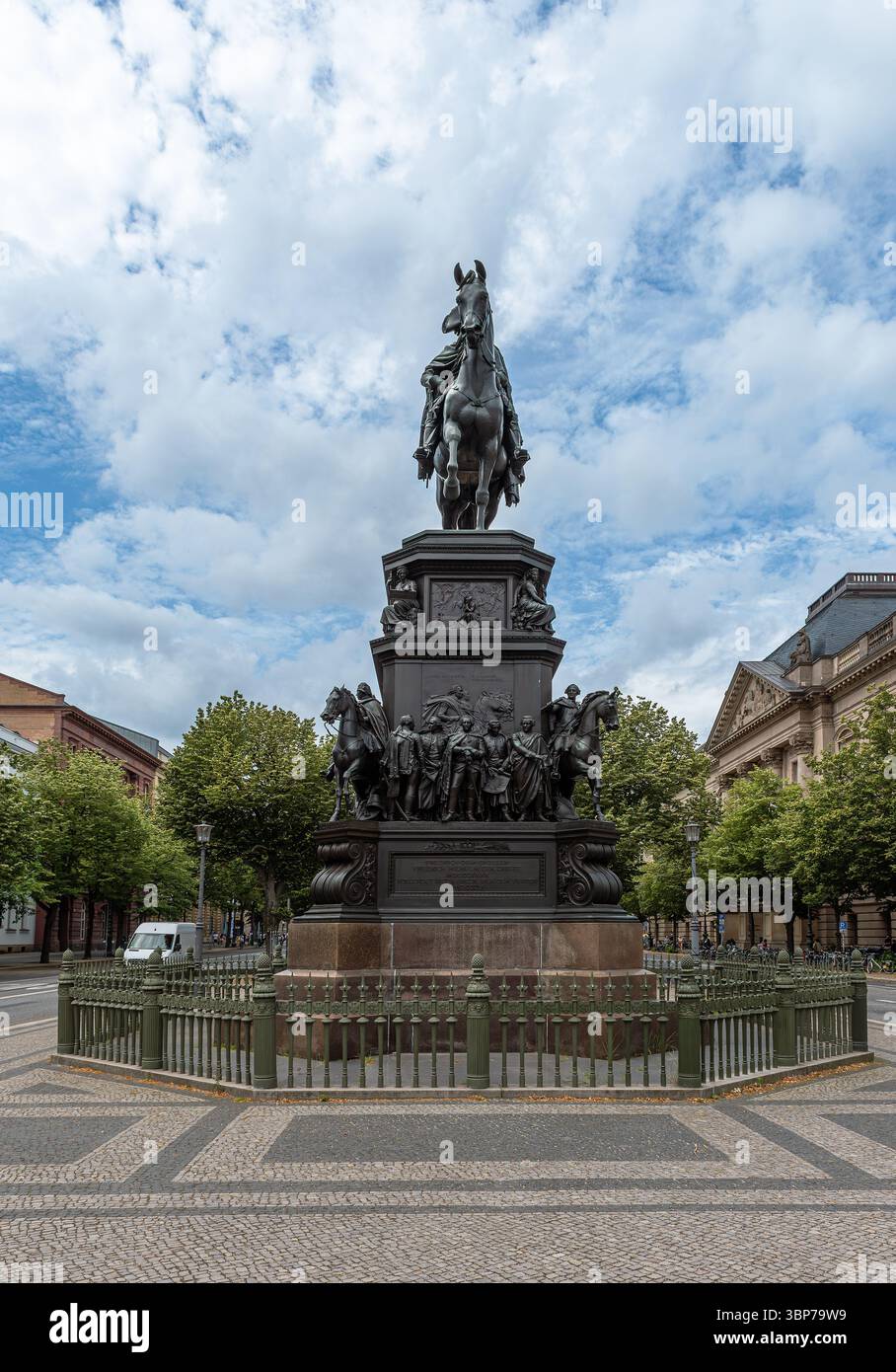 Equestrian statue of Frederick the Great, Berlin, Germany Stock Photo ...