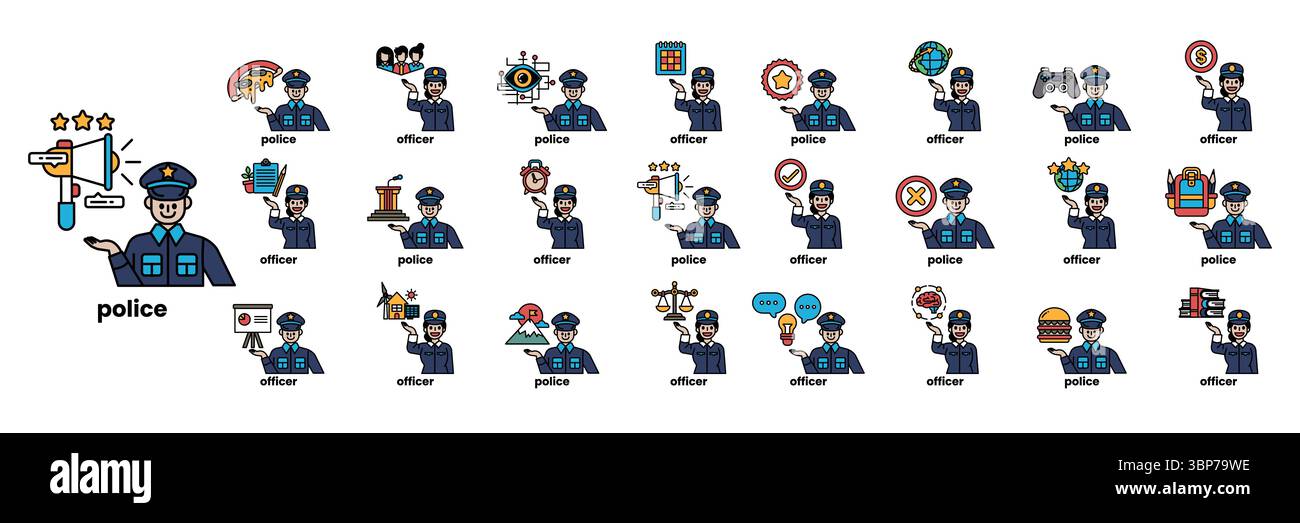 Profession positions Stock Vector Images - Alamy