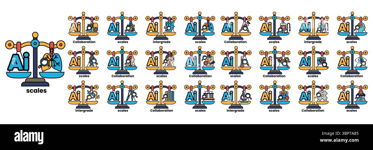 A collection of cartoon characters that are all labeled with the letter ...