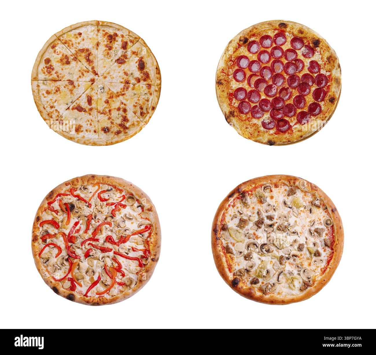 Food, Different styles of pizza are presented, highlighting pepperoni ...
