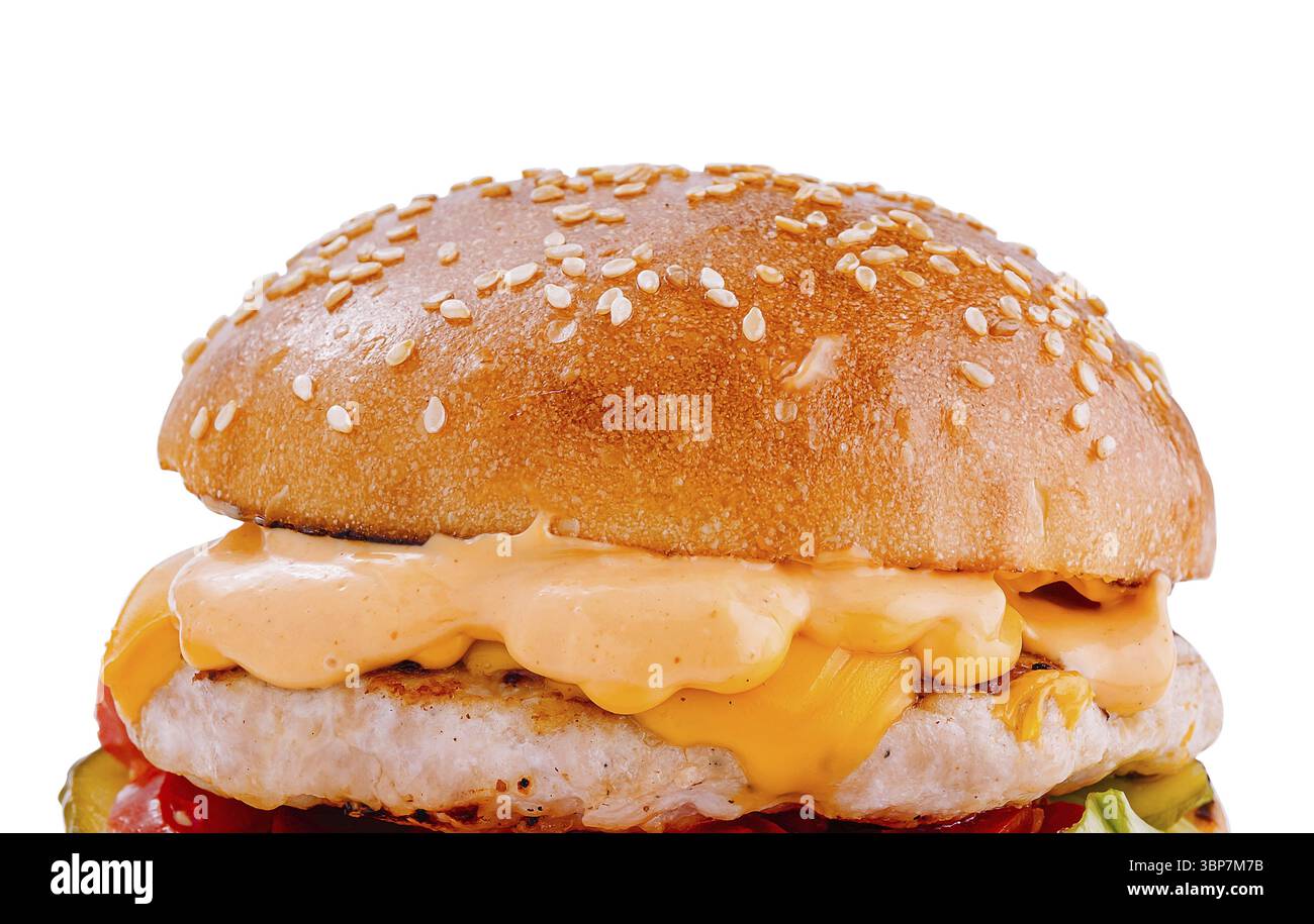 Sesame seed burger sitting hi-res stock photography and images - Alamy