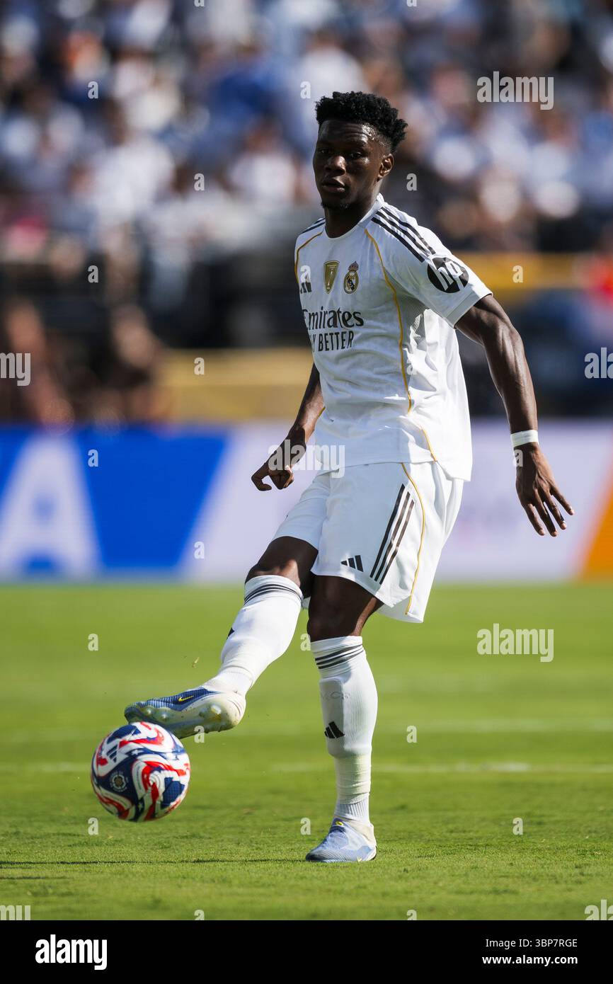 Aurelien Tchouameni of Real Madrid CF in action during the FIFA Club ...
