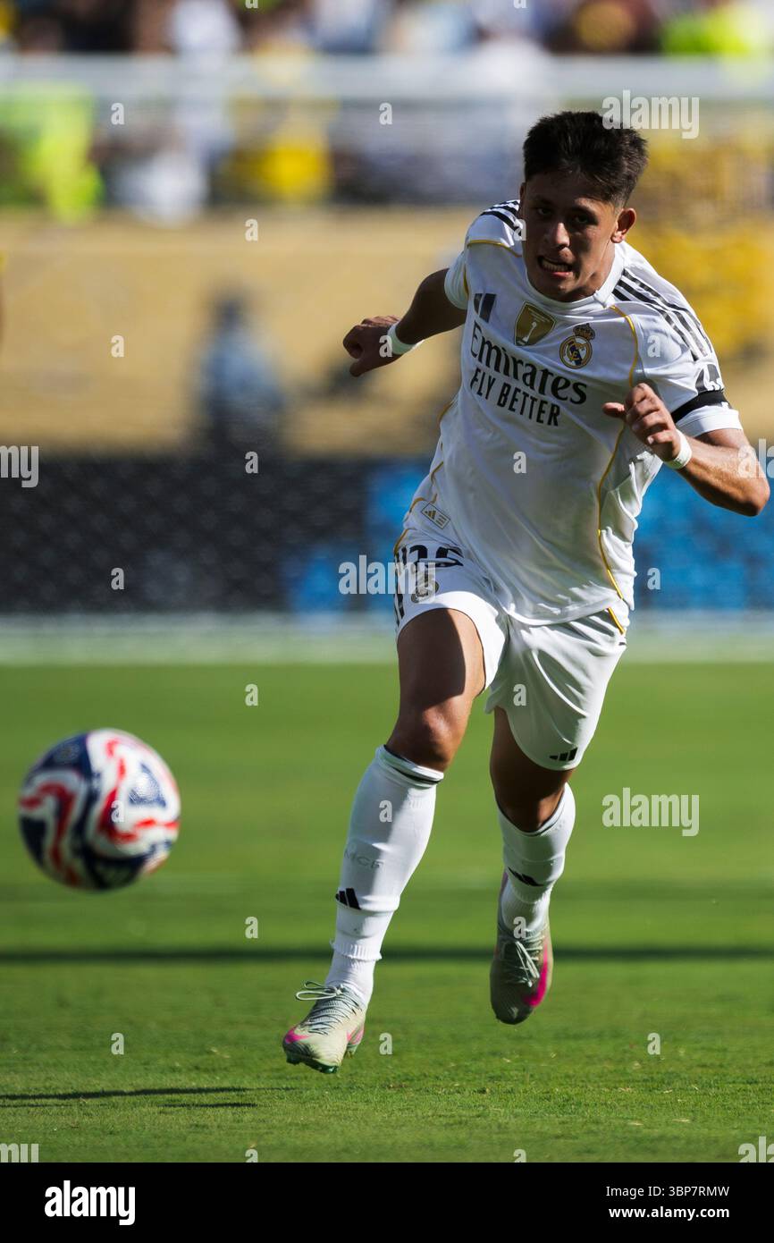 Arda Guler of Real Madrid CF in action during the FIFA Club World Cup ...
