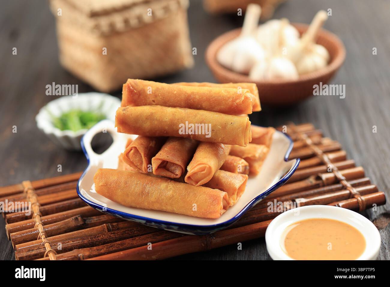 Deep Fried Indonesian Vermicelli Glass Noodle Spring Roll or Karoket ...