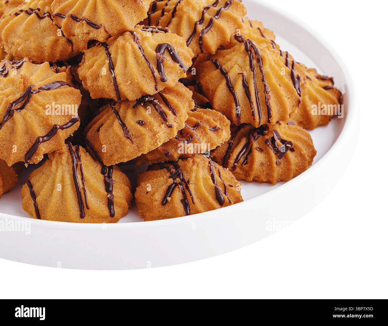 Food, Homemade crunchy cookies with chocolate cream Stock Photo - Alamy