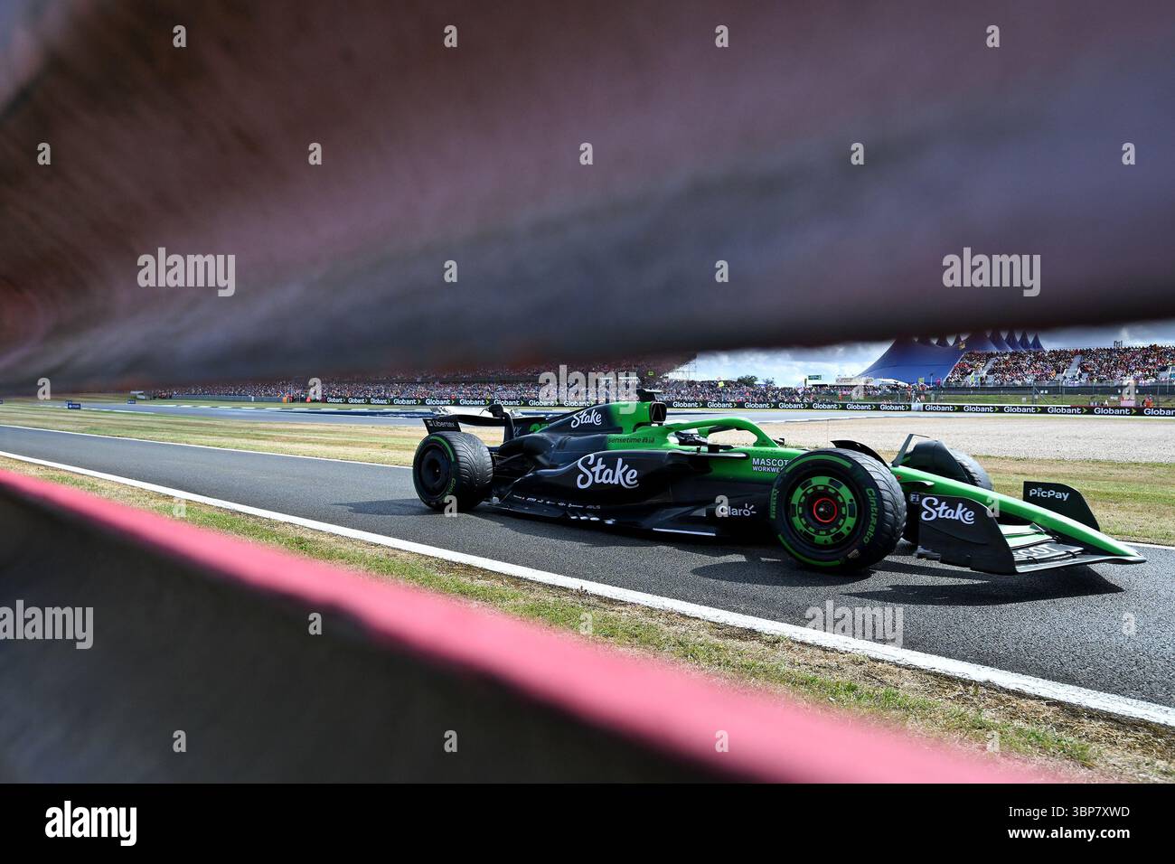 London, Britain. 6th July, 2025. Kick Sauber's driver Nico Hulkenberg ...