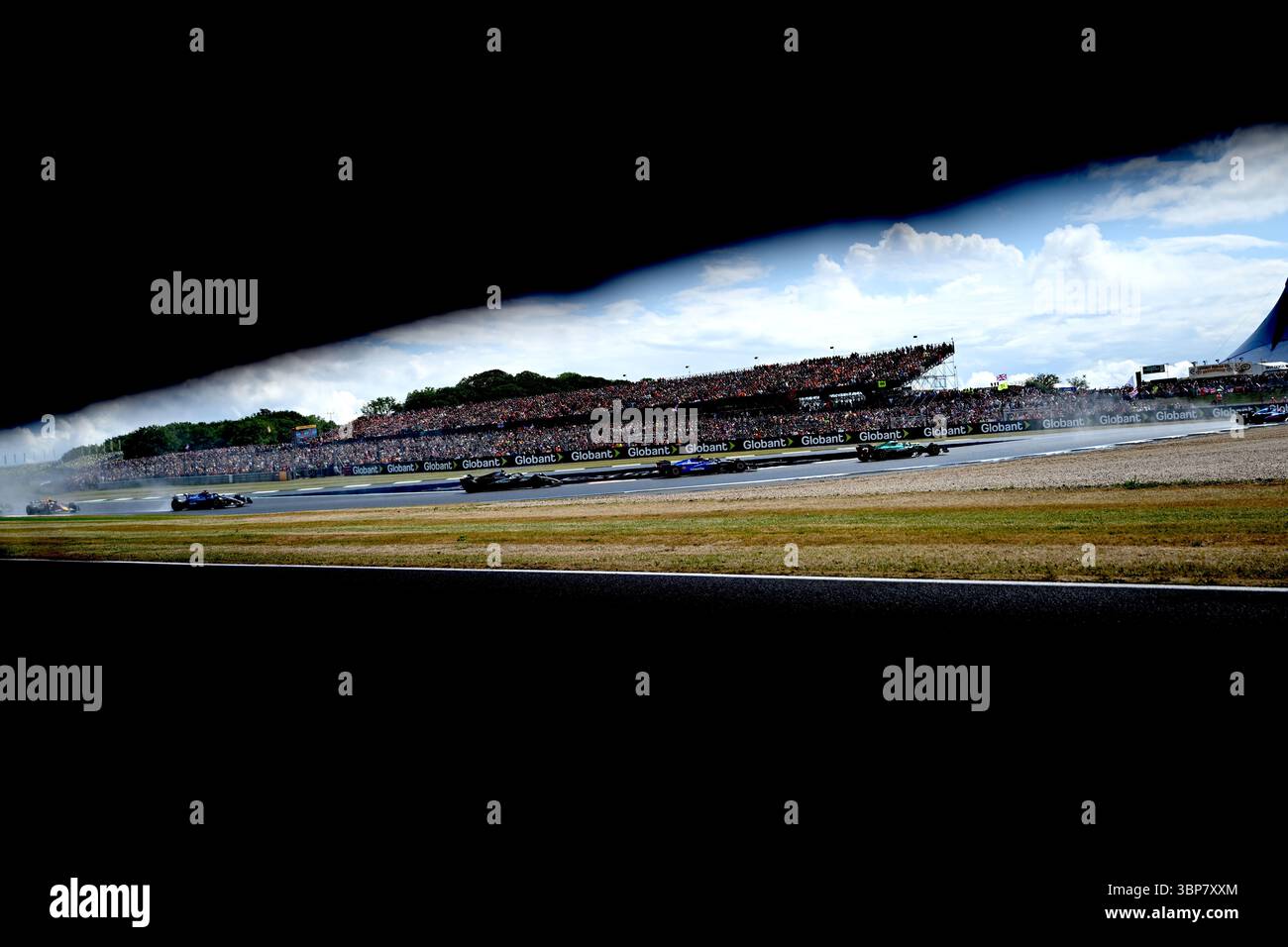 London, Britain. 6th July, 2025. Drivers compete during the Formula One ...