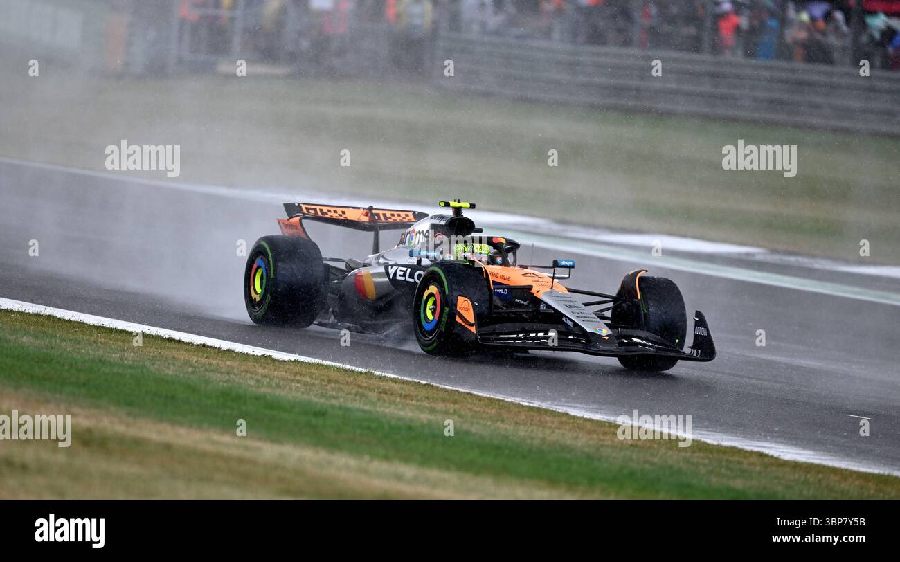 Lando norris silverstone 2025 hi-res stock photography and images - Alamy