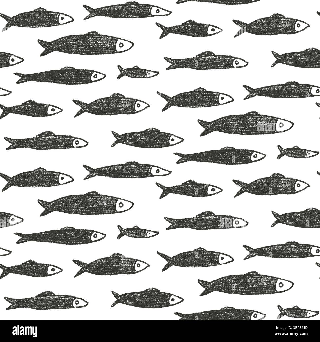 Linocut print water Stock Vector Images - Alamy