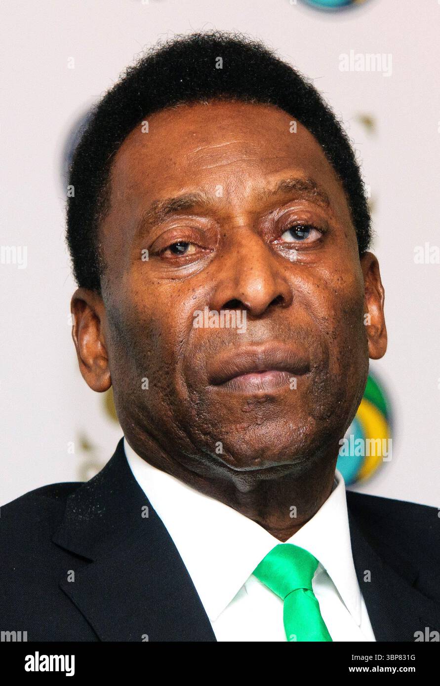 Pele at the announcement of the official New York Cosmos Opus at the ...