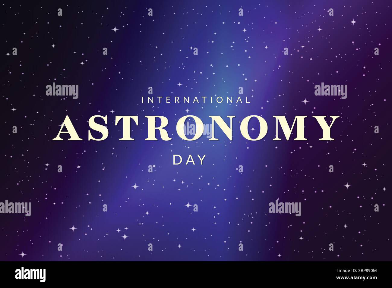 International Astronomy Day Banner Vector Illustration Stock Vector ...