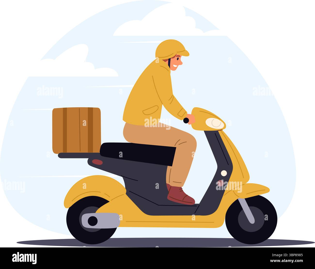 Grocery shopping man driving Stock Vector Images - Alamy