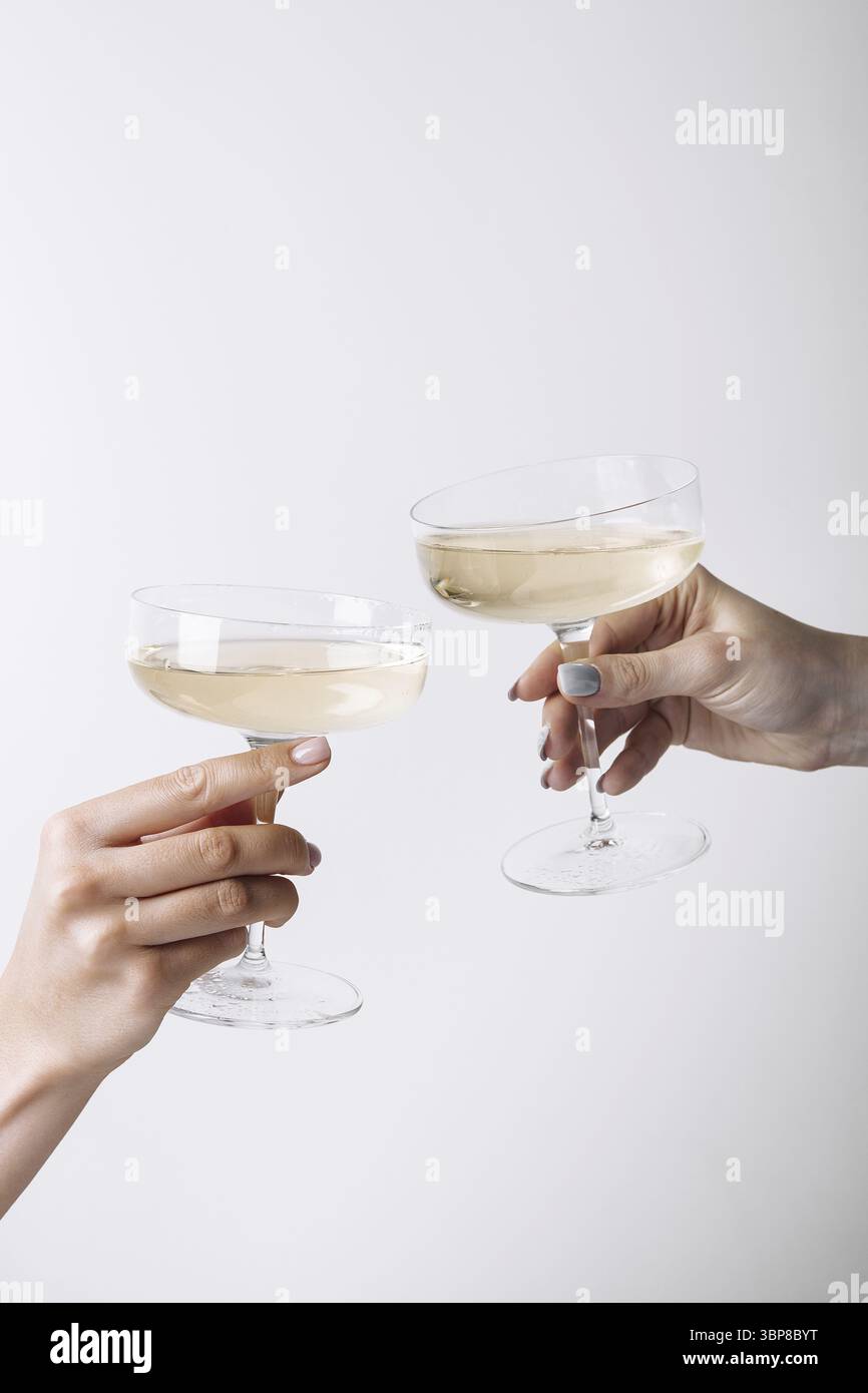 Food cheers prosecco white hi-res stock photography and images - Alamy