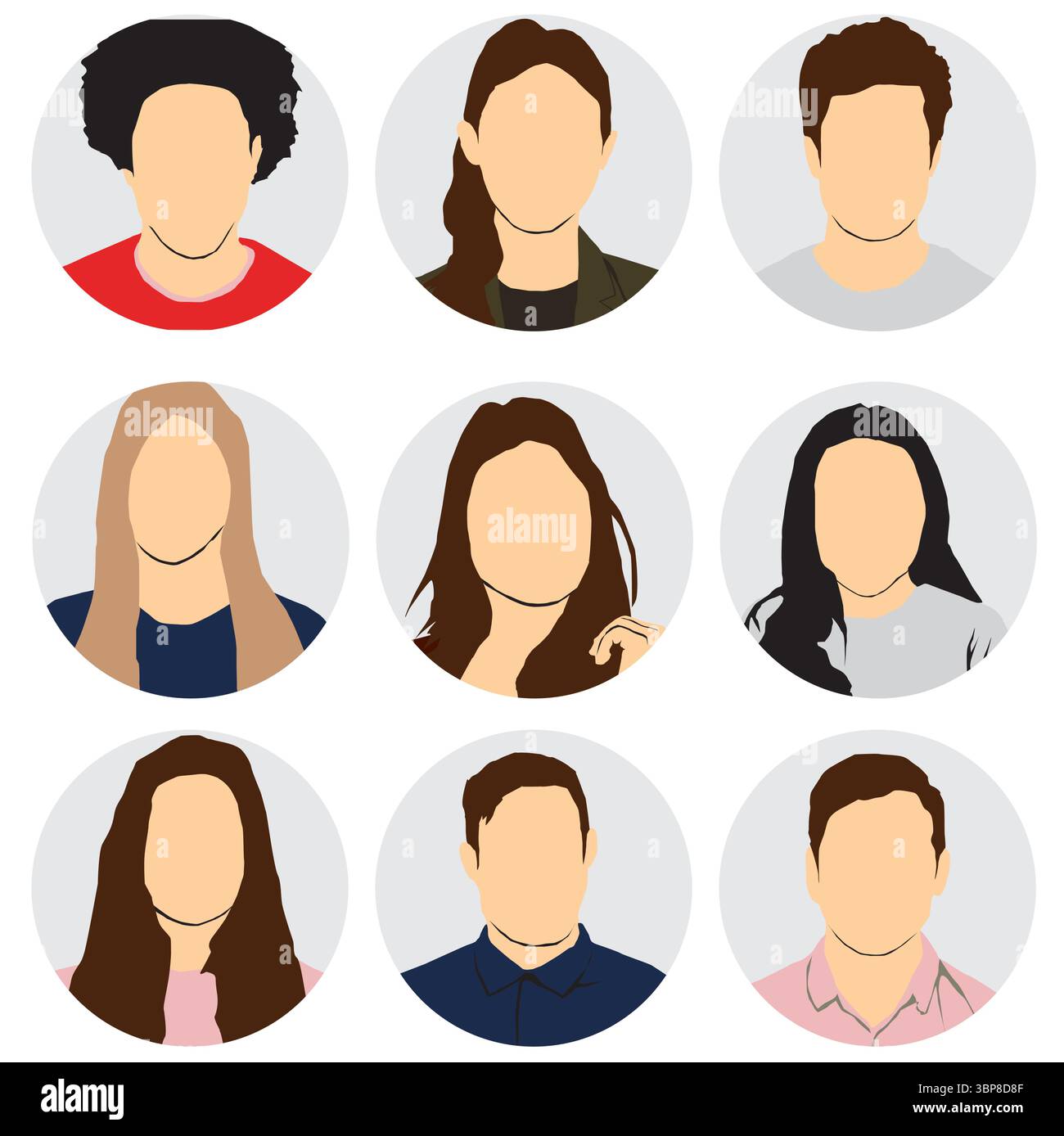Woman professional profile picture Stock Vector Images - Alamy