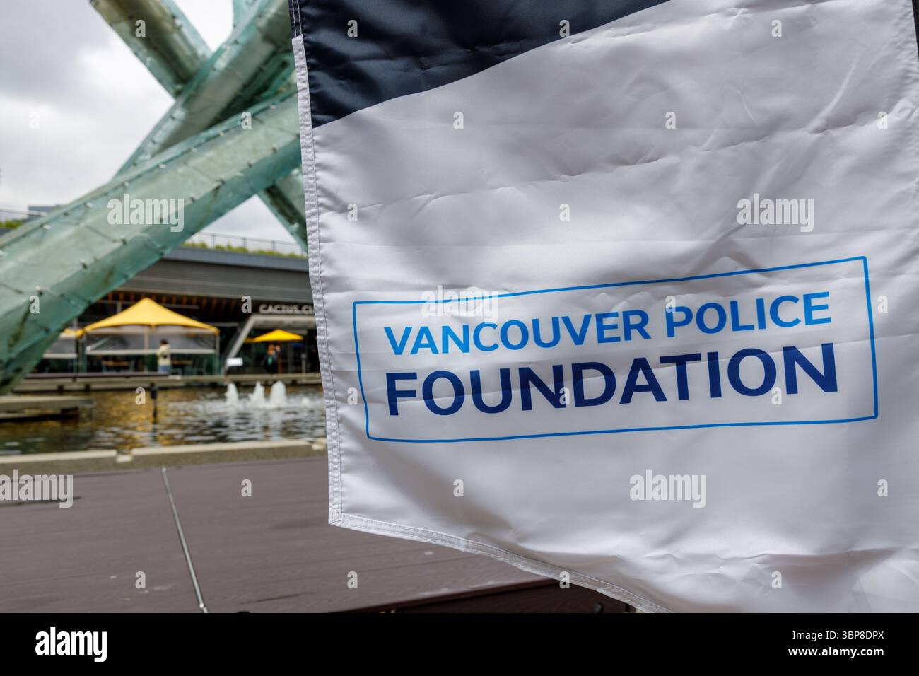 Vancouver, Canada - June 21,2025: Vancouver Police Foundation flag at ...