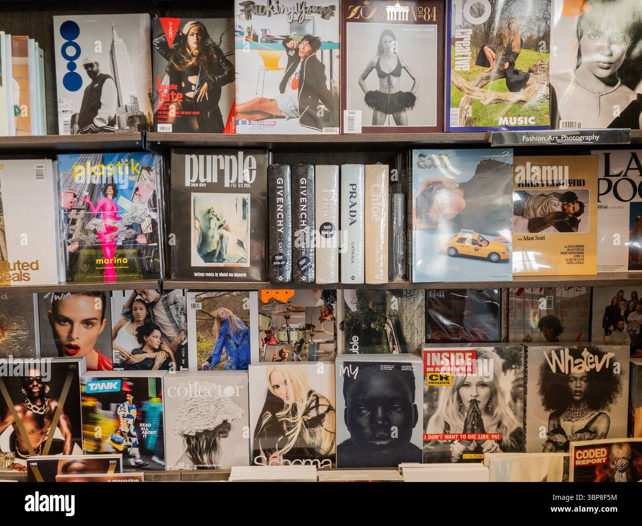 Interior of Magazine Heaven, an independent retailer specialising in ...