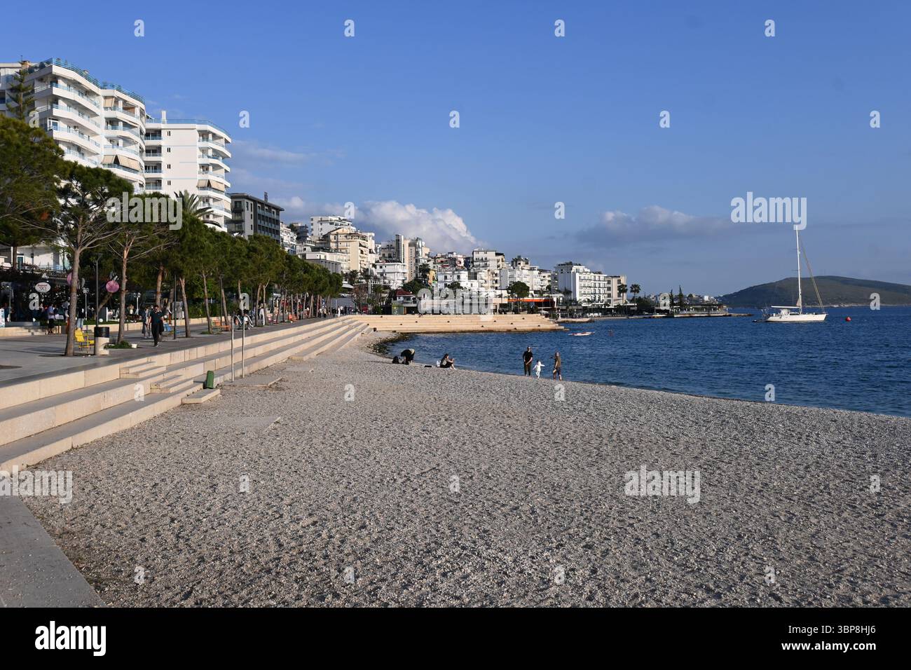 Albania Saranda city and waterfront (part 1 Stock Photo - Alamy