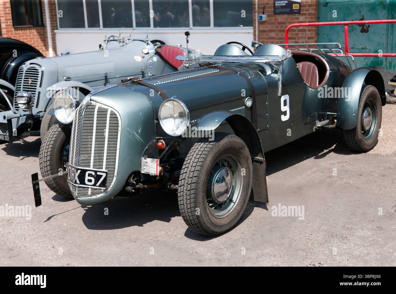 Three-quarters Front View of Neil Thorps 1935, Hudson Spikins Special ...