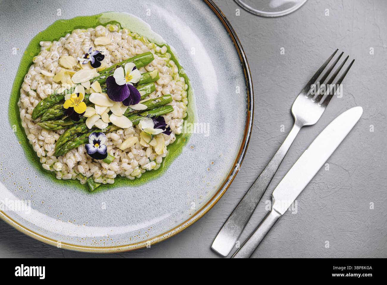 Food exquisite plate risotto hi-res stock photography and images - Alamy