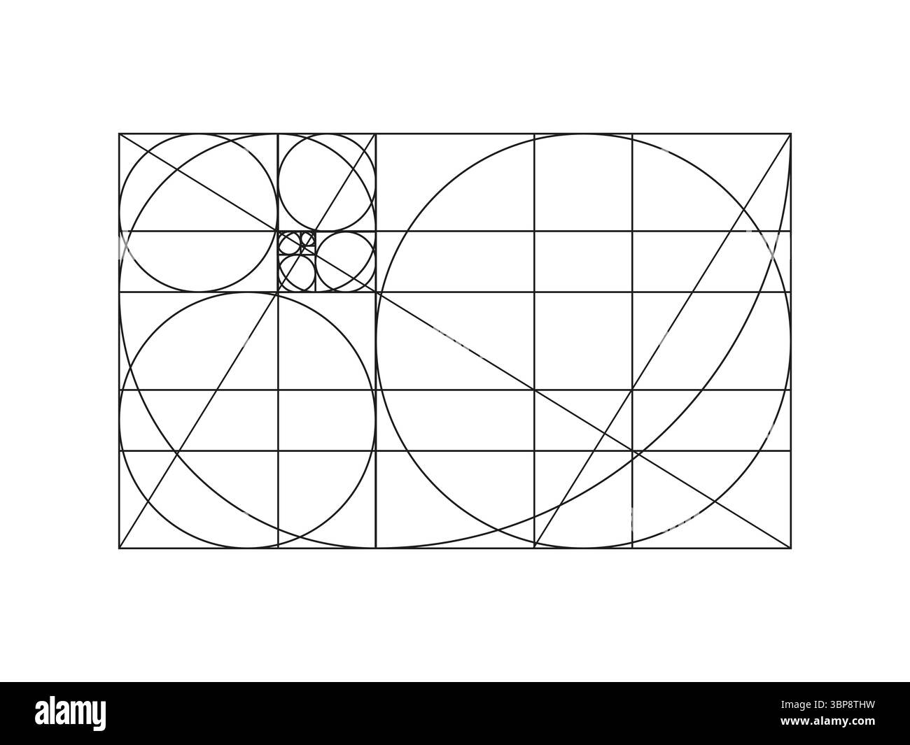 Golden Ratio Template Method Golden Section Frame Fibonacci Array