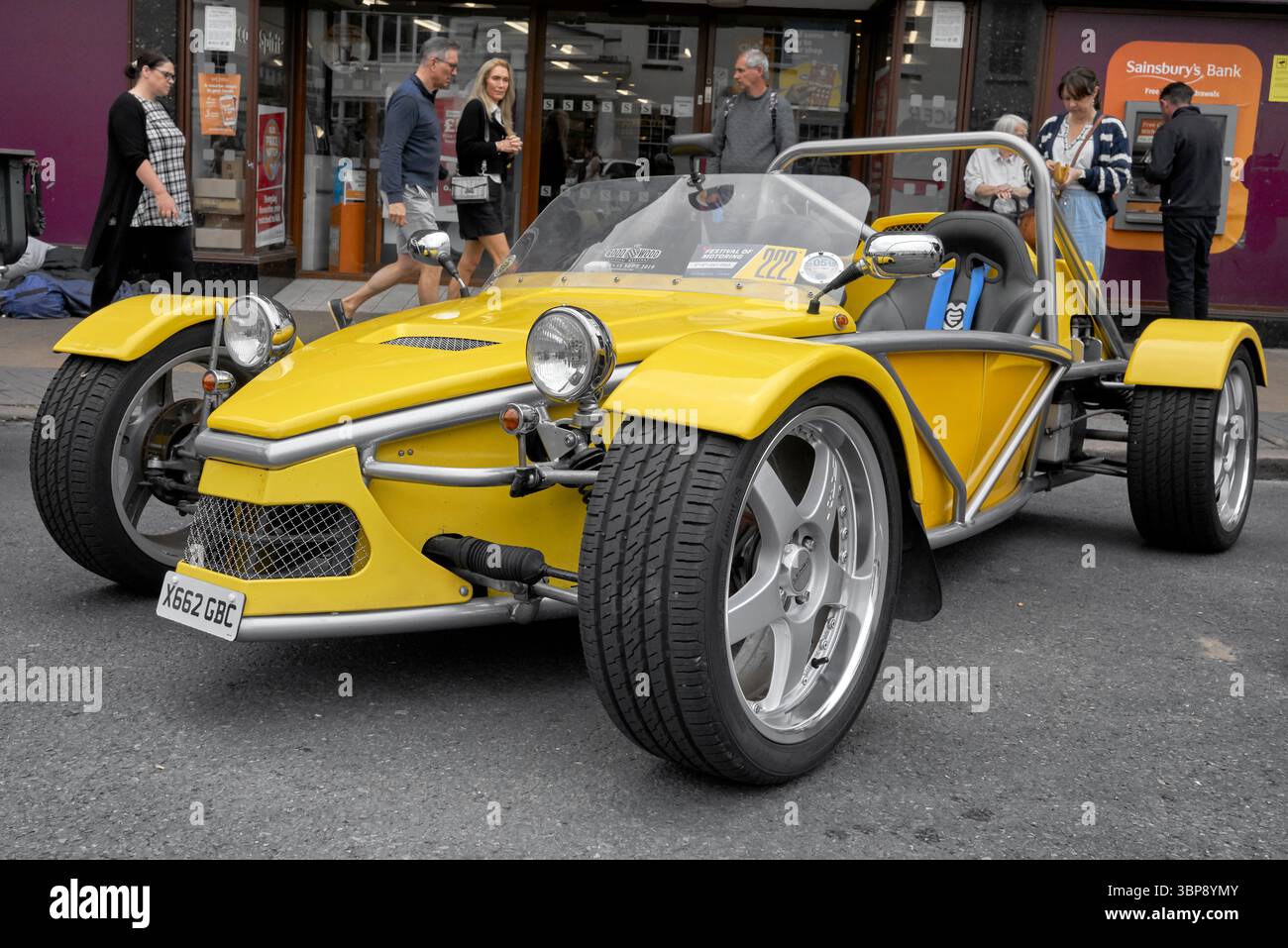 Mev Rocket kit car, 2009, Yellow. Ford Focus based sports car, England ...