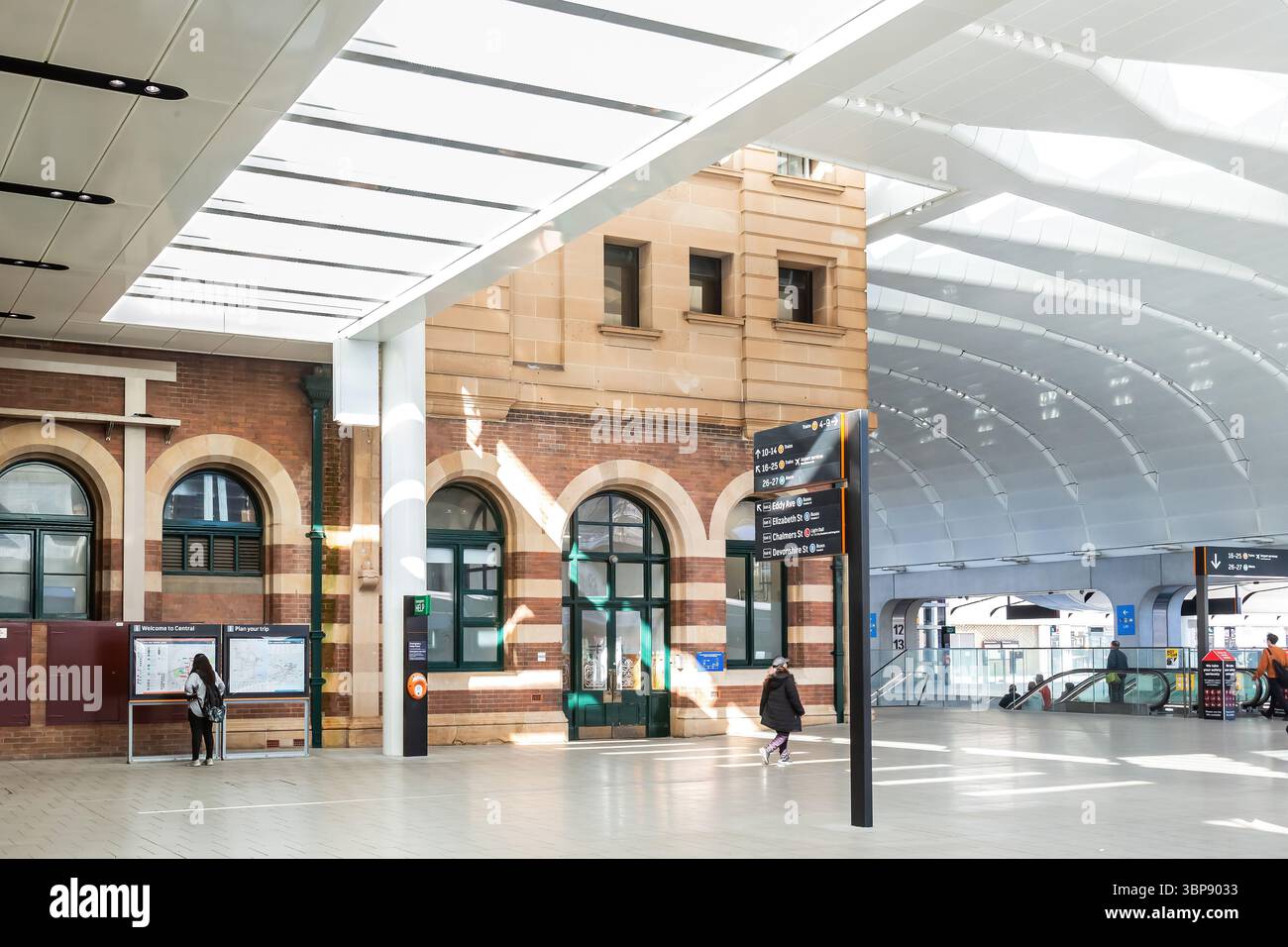 The new Sydney Metro extension, designed by Woods Bagot, lies beneath a ...