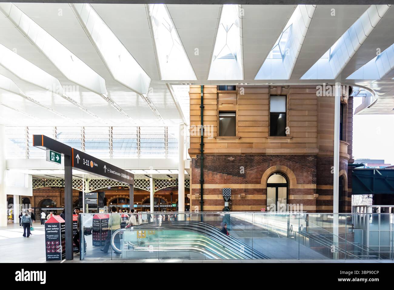 The new Sydney Metro extension, designed by Woods Bagot, lies beneath a ...