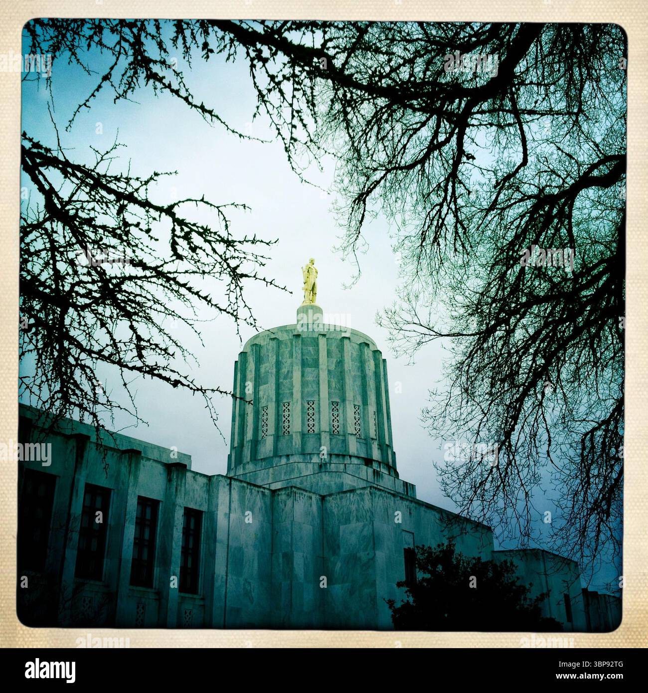 Oregon state border hi-res stock photography and images - Alamy