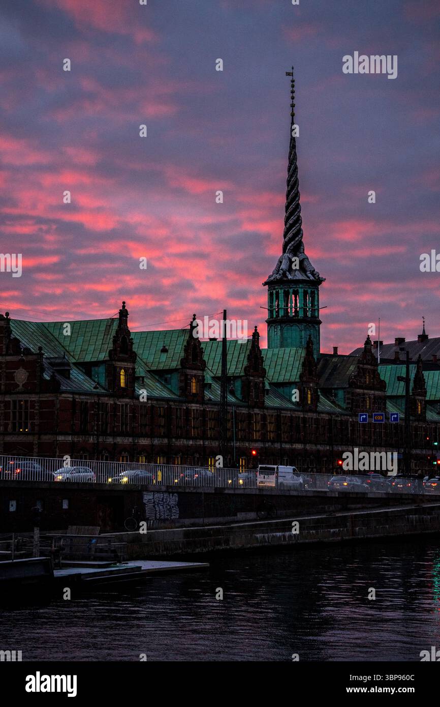The Borsen Building Constructed In The Early 1600s, Copenhagen, Denmark ...