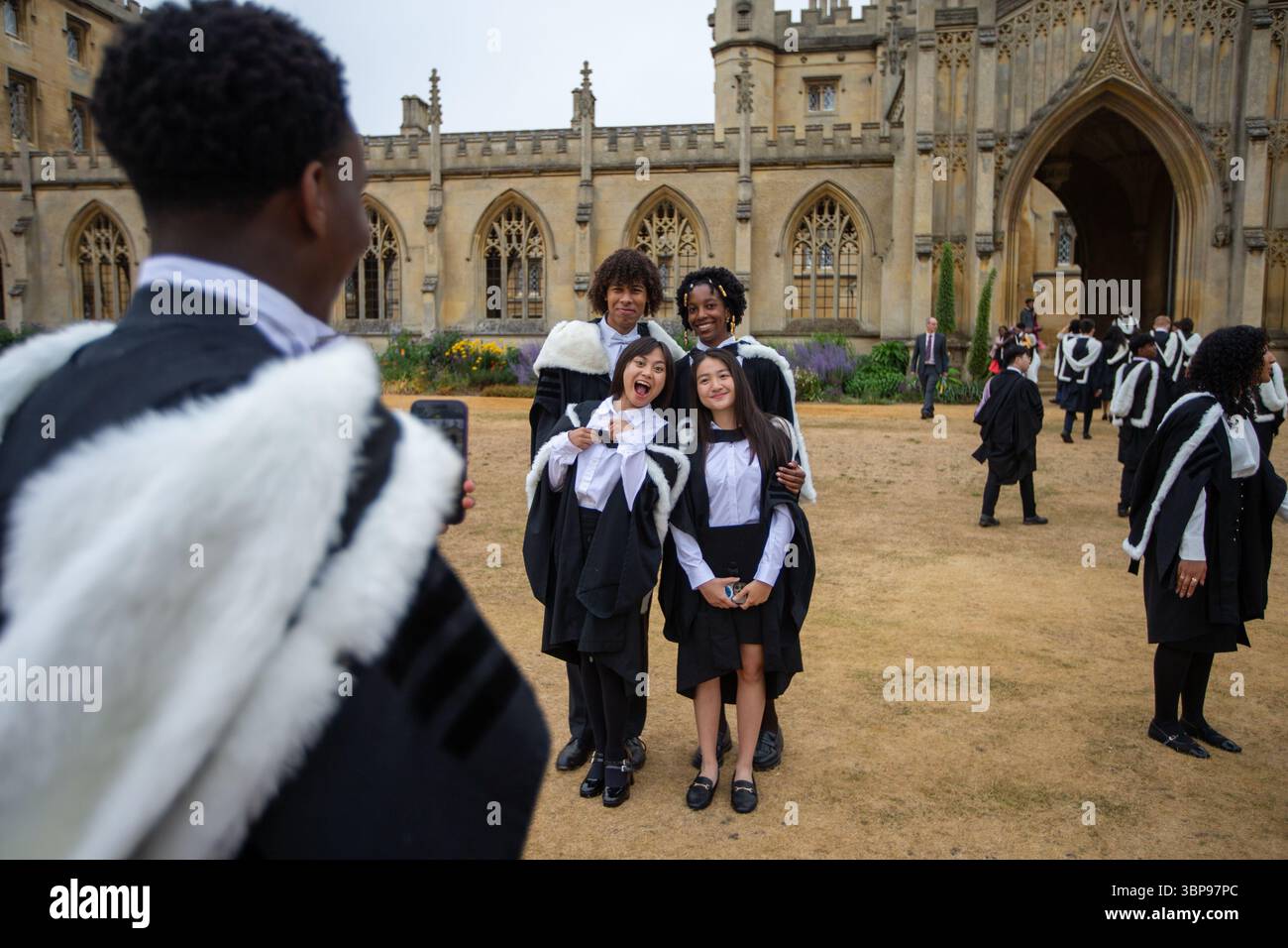 Standalone picture dated July 2 shows St John’s College students taking ...