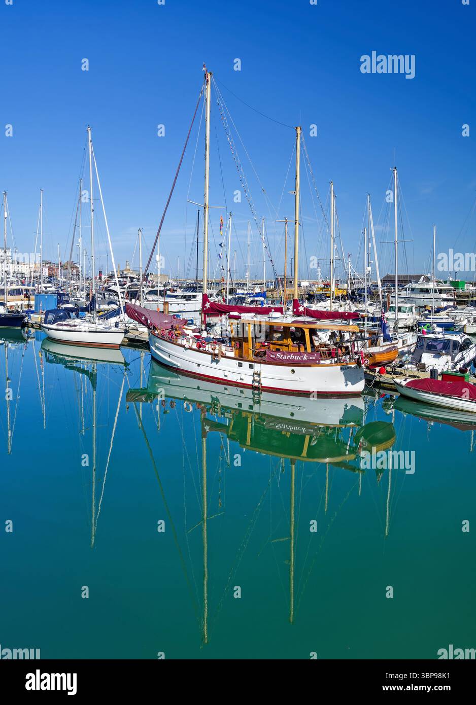 UK, Kent, Thanet, Ramsgate Harbour, The Starbuck Boat Stock Photo - Alamy