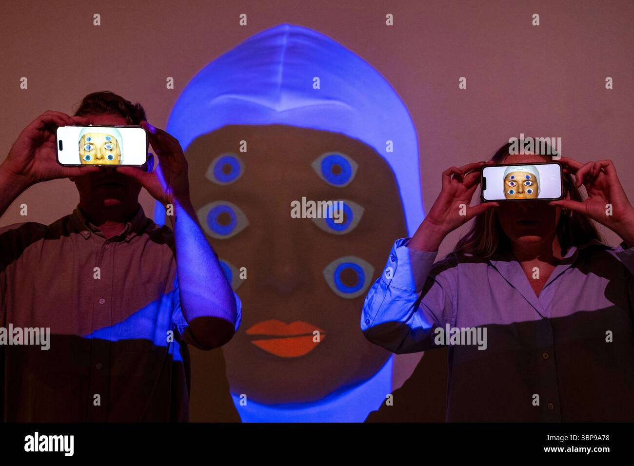 London, UK. 7 July 2025. Staff with ‘Salmon, Seahorse, Spider ...