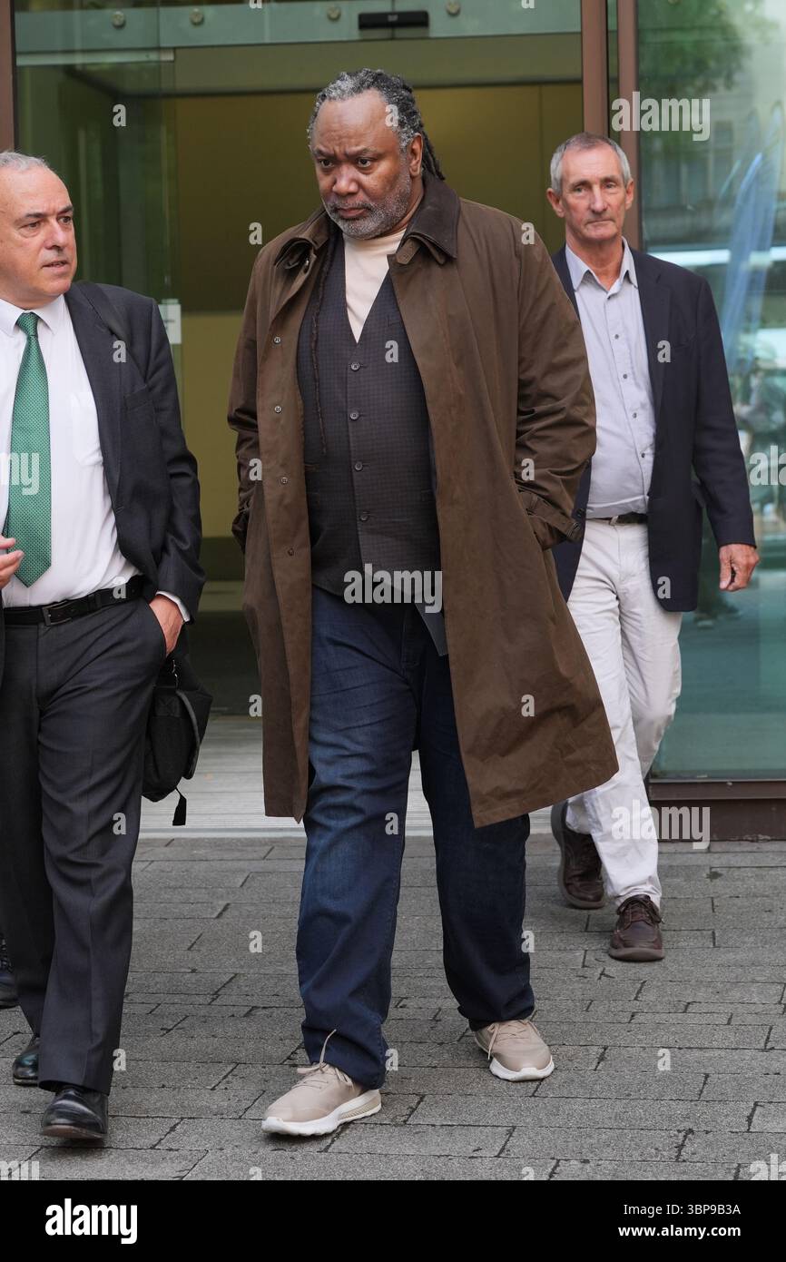 Comedian Reginald D Hunter at Westminster Magistrates' Court, London ...